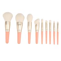 China Aluminium Ferrule Private Logo Makeup Brush Kit Synthetic Hair for Professional Makeup Artists for sale