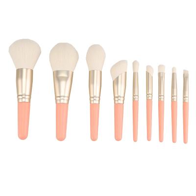 China Aluminium Ferrule Private Logo Makeup Brush Kit Synthetic Hair for Professional Makeup Artists for sale