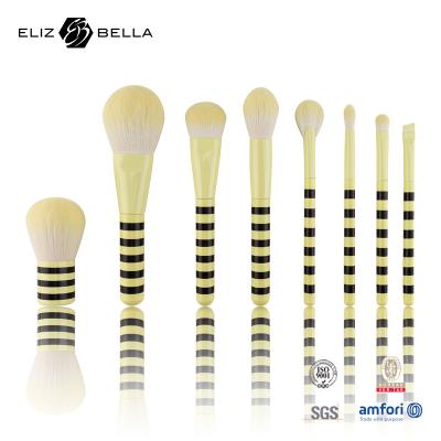China Private Label Luxury Makeup Brushes with Synthetic Hair and Wooden Handle for Salon/Home/Gift for sale