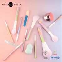 China Luxury New Design Wooden Handle Makeup Brushes With Waterproof Printing,Private Label ,OEM/ODM Orders Welcome for sale