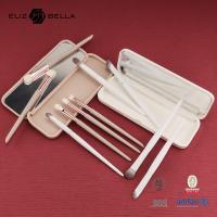 China Mini Travel  Makeup Brush Set – 5PCS Vegan & Cruelty-Free Cosmetic Brushes for Face & Eyes for sale