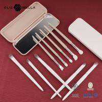 China Mini Travel  Makeup Brush Set – 5PCS Vegan & Cruelty-Free Cosmetic Brushes for Face & Eyes for sale