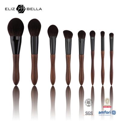 China Customized Handle Color Non-slip Coating Cosmetic Makeup Brush Set for Effortless Makeup Application for sale