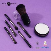 China Mini On-the-Go Makeup Brush Kit Compact Set for Suitcase or Purse Hypoallergenic and Travel-Friendly for sale