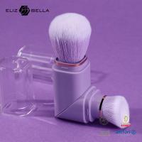 China 2 in 1 Design Retractable Brush Soft Durable Responsibly Made 100% Vegan Nylon Hair Makeup Brushes for Salon/Home/Gift for sale