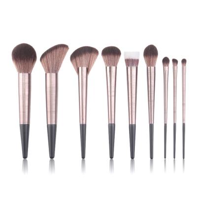 China Professional Vegan Hair Makeup Brush with Plastic Handle and ISO9001 Certification for sale