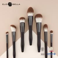 China Professional Synthetic Travel Makeup Brush Set, Customizable Colors & Logo | Black & OEM Options Available,Hygienic, Compact & Portable for On-the-Go Touch-Ups for sale