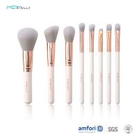 China 8pcs Women Aluminum Ferrule Face Makeup Brush Set for sale