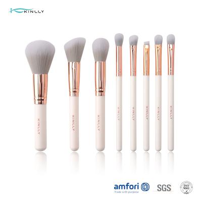 China 8pcs Women Aluminum Ferrule Face Makeup Brush Set for sale