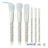 China 6pcs Aluminium Ferrule Cat Makeup Brush Set With PVC Box for sale