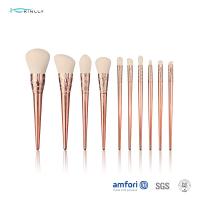 China 10pcs Artificial Fiber Poly Bag Synthetic Hair Makeup Brush for sale