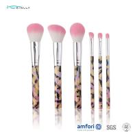 China PVC Sleeves 6pcs Artificial Fiber Travel Makeup Brush Set for sale