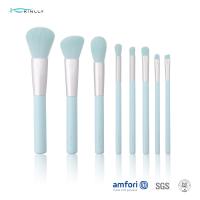 China Wooden Handle BSCI 8pcs Private Label Makeup Brush Set for sale