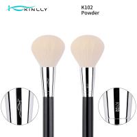 China Single Goat Hair Makeup Brush Natural Hair Copper Ferrule Face Brushes K102-1 for sale