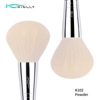 China Single Goat Hair Makeup Brush Natural Hair Copper Ferrule Face Brushes K102-1 for sale
