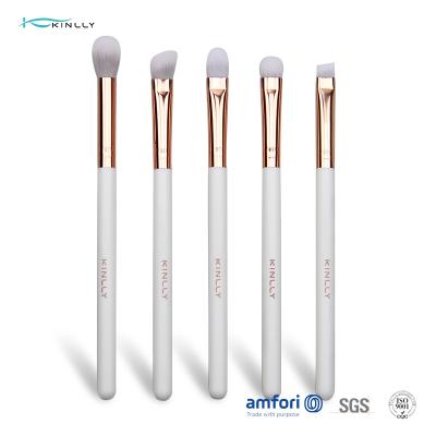 China Soft 5PCS Bristle ODM Plastic Makeup Brushes for sale