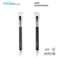 China Square Beauty Copper Ferrule Angle Luxury Makeup Brushes for sale