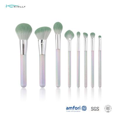 China 8pcs Synthetic Hair Aluminum Ferrule Cosmetic Makeup Brush for sale