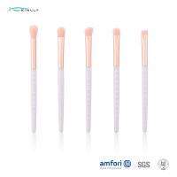 China Plastic Handle 5pcs BSCI Nylon Hair Makeup Brushes for sale