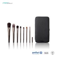 China 7pcs Synthetic Hair Makeup Brushes with Iron Cosmetic Case Packing for sale