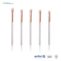 China 5pcs Eye Synthetic Hair Makeup Brushes With Plastic Handle for sale