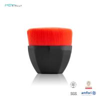 China Plastic Handle 1pcs KABUKI Synthetic Hair Makeup Brush Custom Logo for sale
