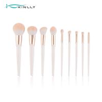 China 9Pcs Makeup Brushes Gift Set Premium Synthetic Foundation Travel Use for sale