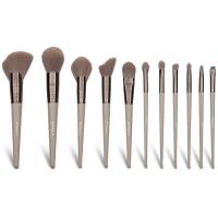 China 12 Piece Face Makeup Brush Set Cruelty Free Synthetic Cosmetic Tools for sale