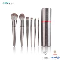 China OEM ODM 6PCS Travel Makeup Brush Set With Holder Private Label for sale
