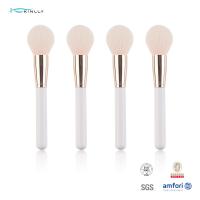 China Durable Flat Arched Individual Makeup Brushes For Blending Liquid Cream for sale