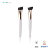 China OEM ODM Angled Blending Synthetic Hair Makeup Brush Customized Color for sale