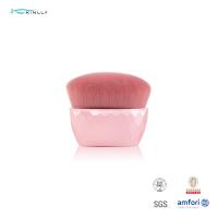 China Pink Synthetic Hair Individual Makeup Brushes With Plastic Tube for sale
