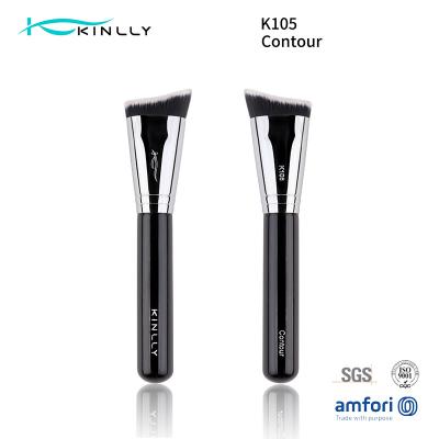 China Contouring Brush, Vegan Makeup Tool, Flawlessly Contours & Sculpts Cheekbones, For Bronzer & Face Powder for sale