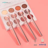 China 5pcs Eyeshadow Makeup Brush Set With Nylon Hair And Metal Handle for sale