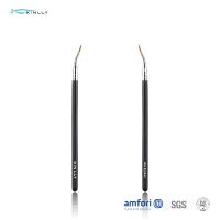 China Bent Liner Individual Makeup Brushes Synthetic Hair Copper Ferrule for sale