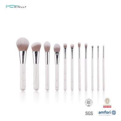 China Taklon PBT Hair Luxury Makeup Brushes 11pcs Kabuki Foundation for sale