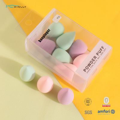 China Multi Colored Makeup Sponge Set 7PCS Flawless For Liquid Cream Powder for sale