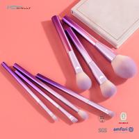 China Bristle 6 Piece Makeup Brush Set for sale