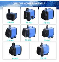 China Outdoor 3 Nozzles Hydroponics Aquarium Fountain Pump Electric Power for sale