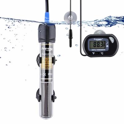 China Mini Submersible Aquarium Heater Thermometer 100 Watt For 10-25 Gallon Fish Tank for sale