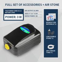 China 60Hz 5L Aquarium Air Pump 4 Outlets Oxygen Pump Aquarium Bubbler For Fish Turtle Tank for sale