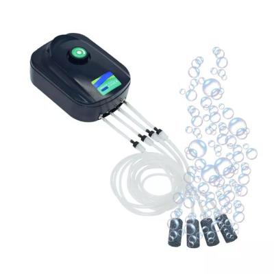 China 60Hz 5L Aquarium Air Pump 4 Outlets Oxygen Pump Aquarium Bubbler For Fish Turtle Tank for sale