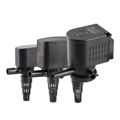 China Submersible Water Filter Pump Aquarium 3 In 1 Multi - Function Oil Film Fish Filter Pump for sale