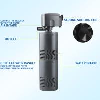 China 240V Submersible Internal Filter Physical And Biological Filtration For Freshwater Aquariums for sale