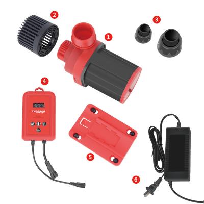China Aquarium Fountain DC Controllable Hydroponic Water Pump With Wave Function for sale