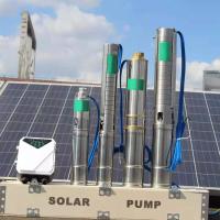 China Solar Kit Well Irrigation Water Pump Dc 0.5hp Borehole Water Pumps for sale