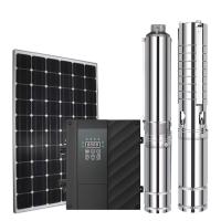 China High Pressure Dc Solar Water Pump 4 Inch Submersible Deep Well Pump For Irragation for sale