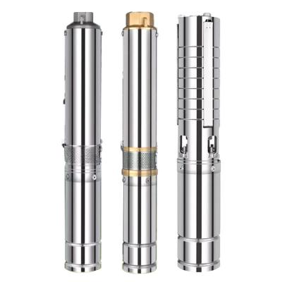China 3.8'' Solar Deep Submersible Water Pump With MPPT Controller DC 24V for sale