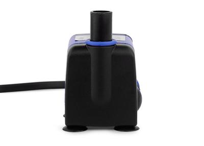 China Black Electric Fountain Pump For Fish Pond , Adjustable Flow Pond Pump for sale