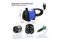 China Centrifugal Type Plastic Submersible Pump Energy Saving 15w Low Power for sale